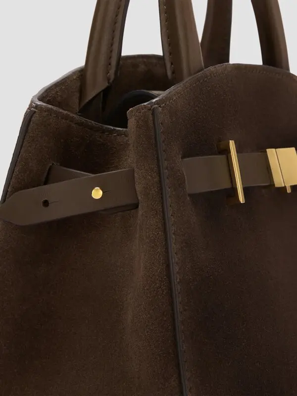 DEMELLIER The Small Hudson Suede Top-handle Bag