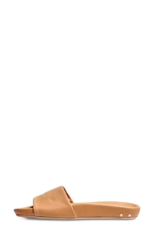 Beek Gallito Leather Slide Sandal - Honey