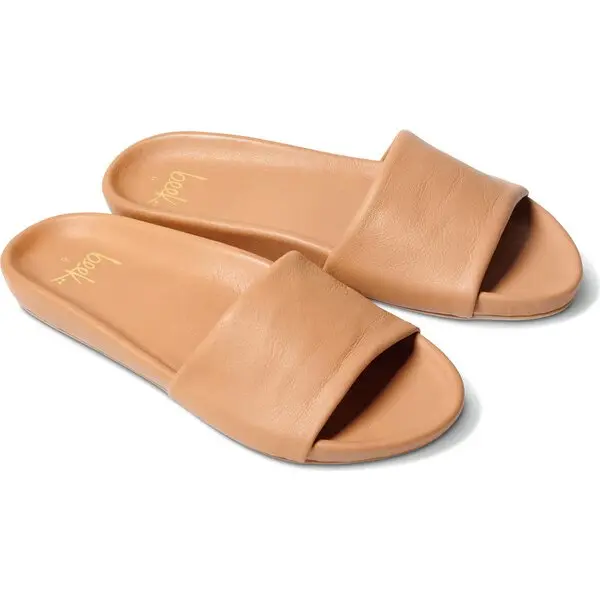 Beek Gallito Leather Slide Sandal - Honey