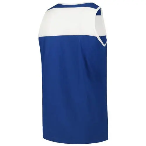 Mitchell & Ness White Indianapolis Colts Heritage Colorblock Tank Top