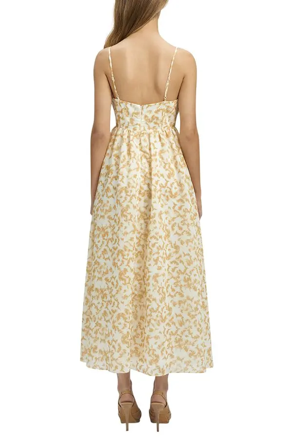 knee length dresses for ladies Molly | Twist Strap Bardot Midi Dress main image 0