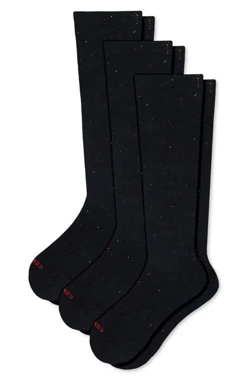 Comrad 3-pack Recycled Cotton Blend Knee-high Socks