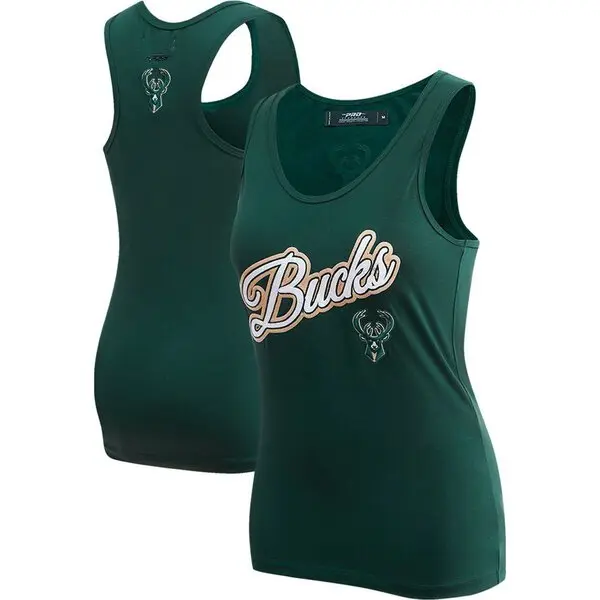 PRO STANDARD Milwaukee Bucks Script Tank Top