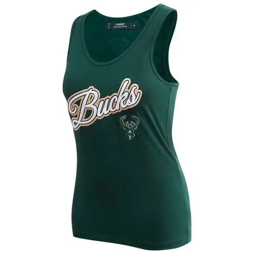 PRO STANDARD Milwaukee Bucks Script Tank Top