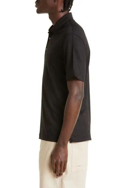 Zegna High Performance™ Wool Polo - Black
