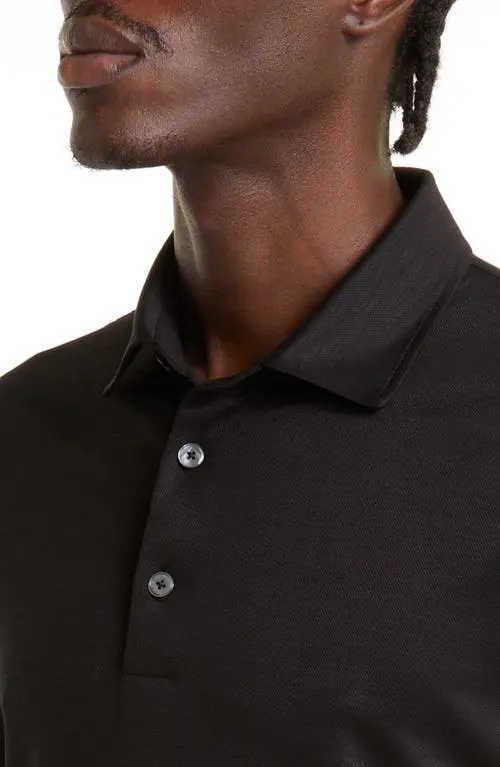 Zegna High Performance™ Wool Polo - Black