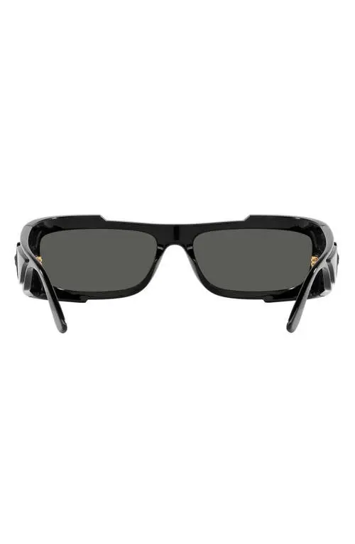 Versace 67mm Rectangular Sunglasses