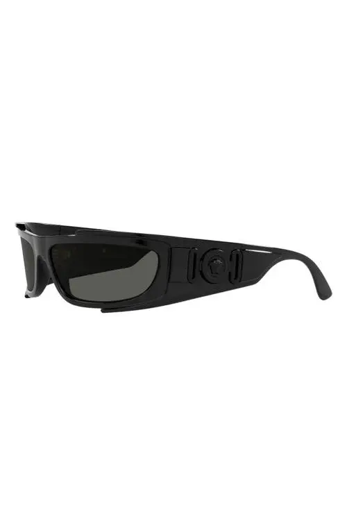 Versace 67mm Rectangular Sunglasses