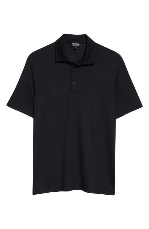 Zegna High Performance™ Wool Polo - Navy