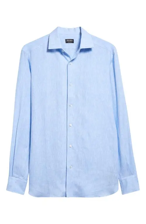Zegna Luxury Linen Button-up Shirt