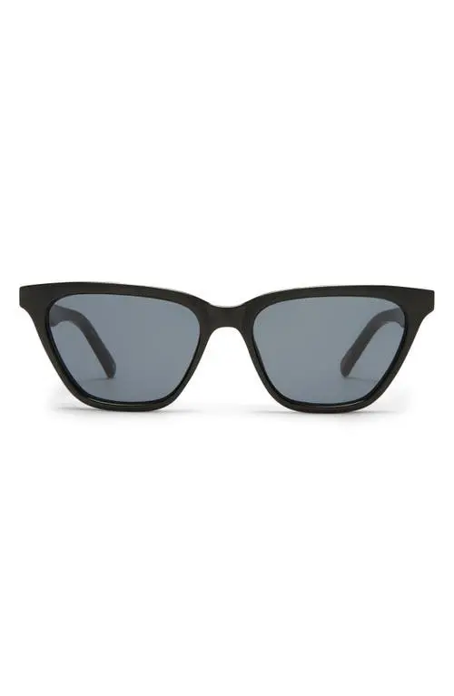 Le Specs Steadfast 51mm Gradient D-frame Sunglasses - Black