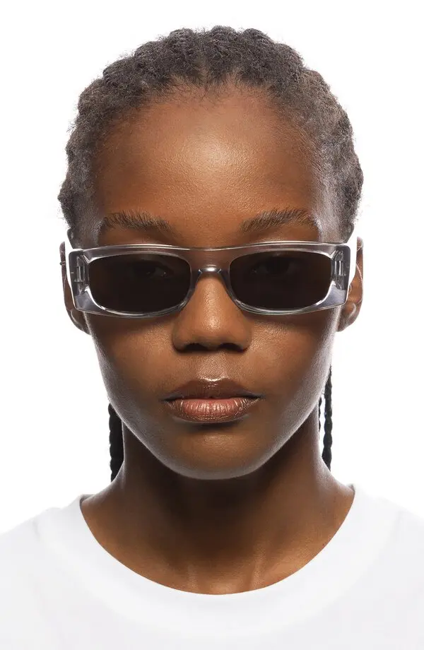 Le Specs Recovery 53mm Rectangle Sunglasses