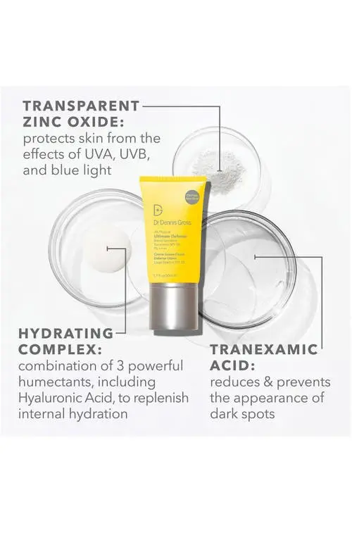 DR. DENNIS GROSS SKINCARE All-physical Ultimate Defense Broad Spectrum Sunscreen Spf 50 Pa++++
