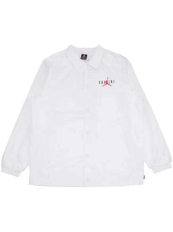 Supreme X Jordan Coaches Jacket - White