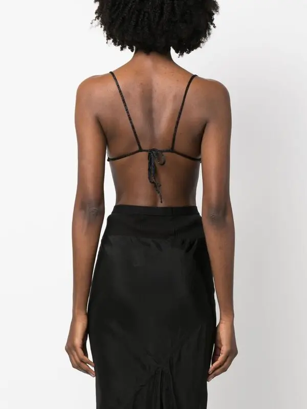 A. ROEGE HOVE Emma Ribbed-knit Bra Top