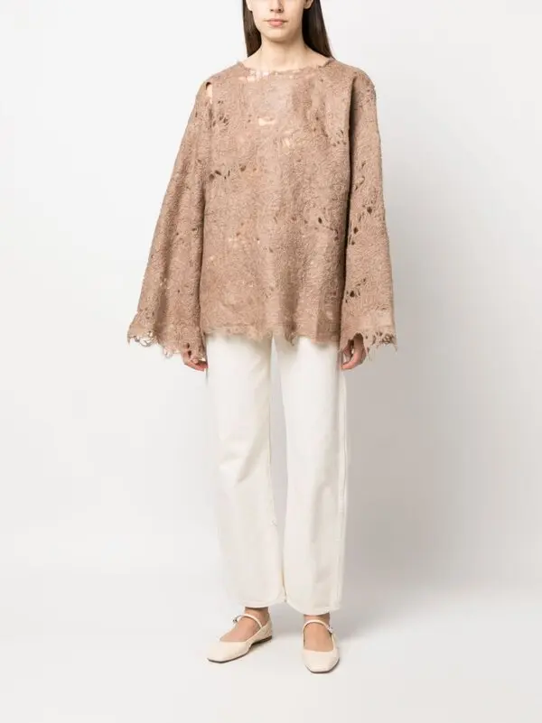 VITELLI Distressed-effect Doomboh® Jumper