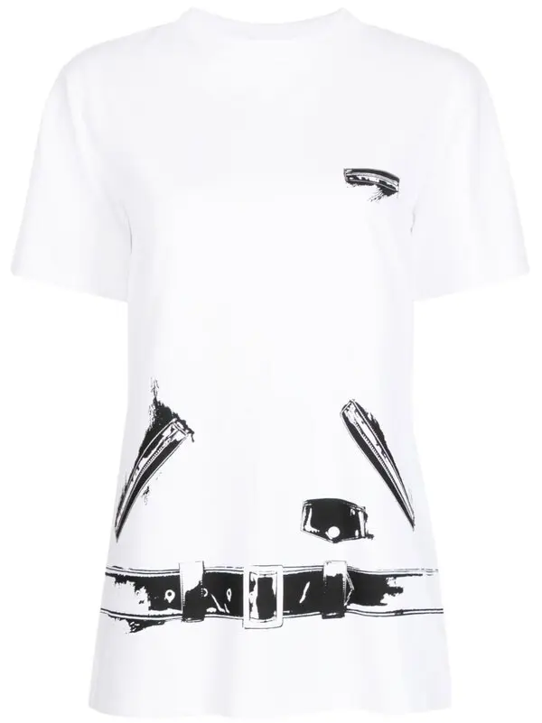 We11Done Graphic-print Short-sleeve T-shirt - Black