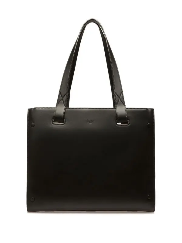 Bally Arystea Leather Tote Bag - Black | Editorialist