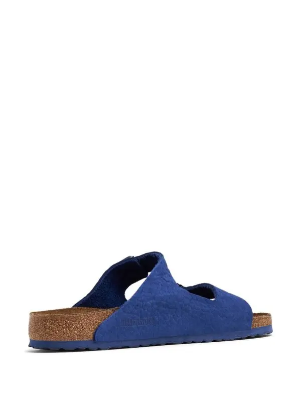 BIRKENSTOCK Arizona Suede Double Buckle Sandals - Blue