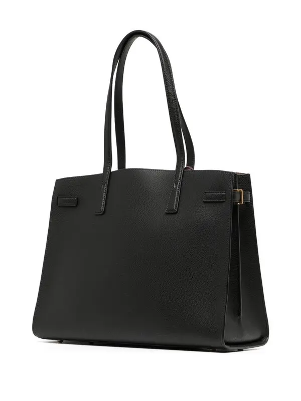 Tory Burch Large Robinson Tote Bag In Black 39% Off Editorialist