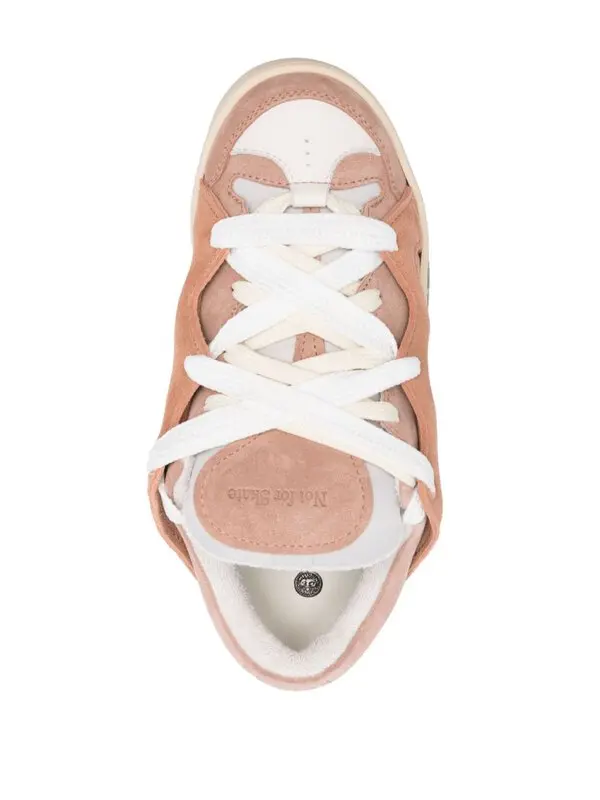 PAURA Panelled Lace-up Sneakers