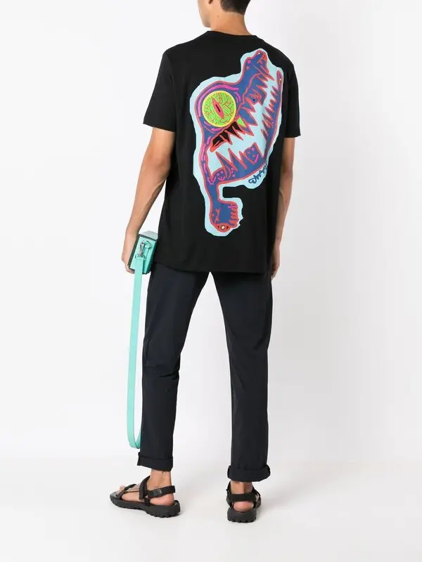 AMIR SLAMA Monster-print T-shirt
