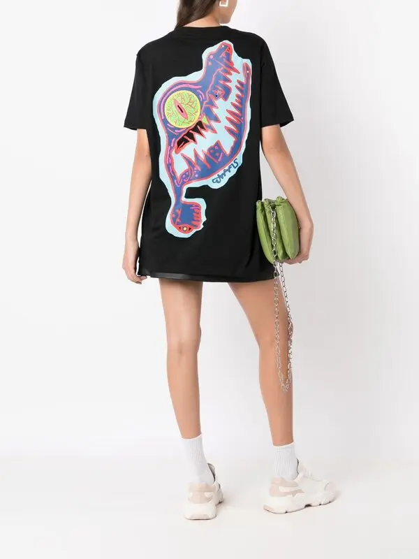 AMIR SLAMA Monster-print T-shirt