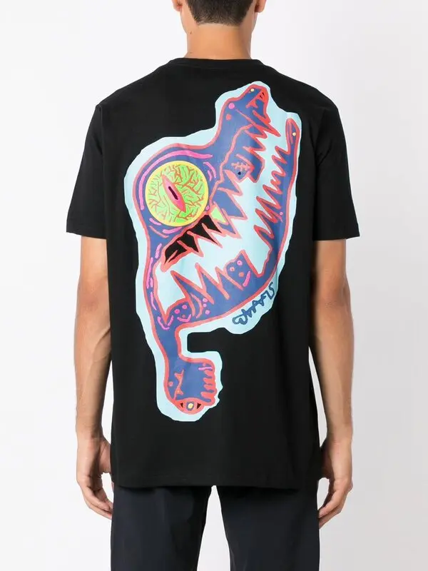 AMIR SLAMA Monster-print T-shirt