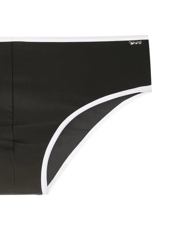 AMIR SLAMA Contrasting-trim Swimming Trunk