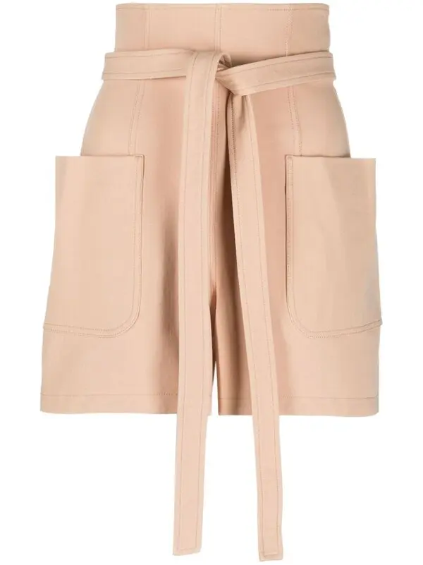 Philosophy Di Lorenzo Serafini High-waisted Short Shorts - Pink