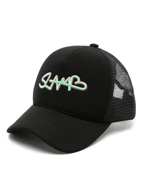 AMIR SLAMA Embroidered Logo Cap - Black