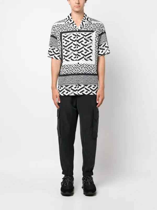 Balmain Embossed-logo Modal-blend Cargo Pants