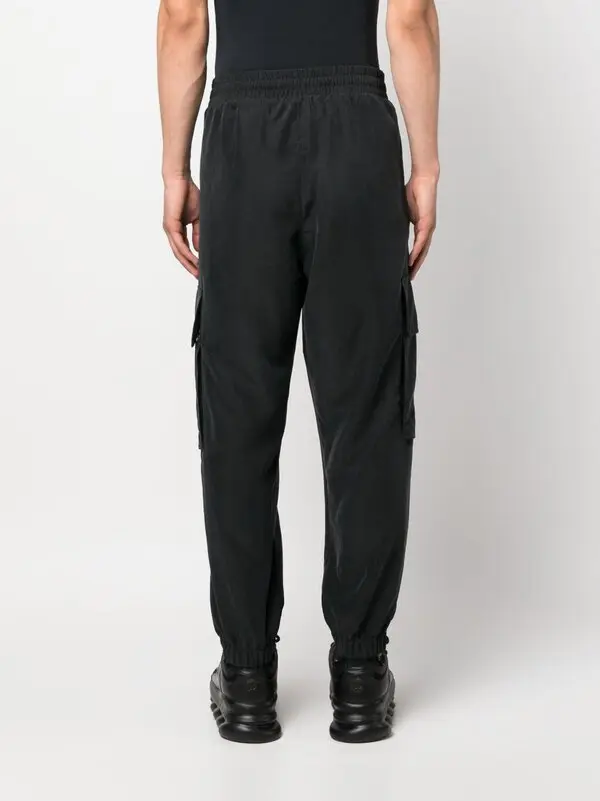 Balmain Embossed-logo Modal-blend Cargo Pants