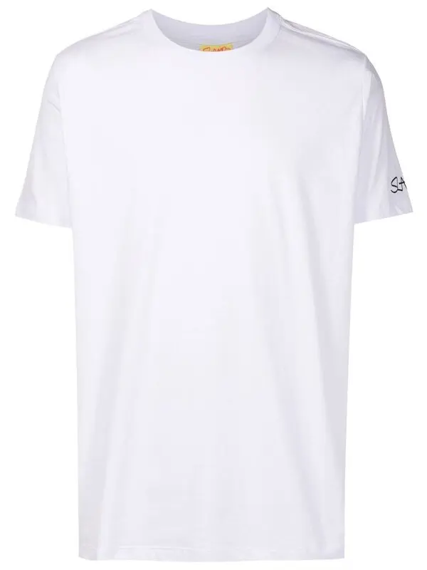 AMIR SLAMA Three Heads-print T-shirt