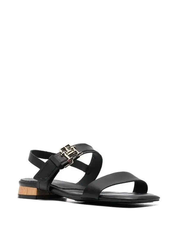 Tommy Hilfiger Logo-buckle Leather Sandals