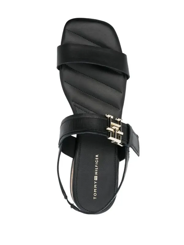 Tommy Hilfiger Logo-buckle Leather Sandals