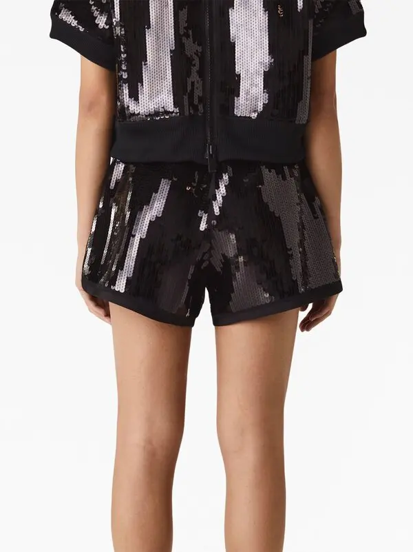 Sacai Sequin-embellished Shorts