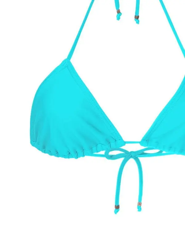 AMIR SLAMA Self-tie Bikini - Blue