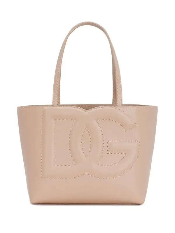 Dolce & Gabbana Small Embossed Logo Tote Bag