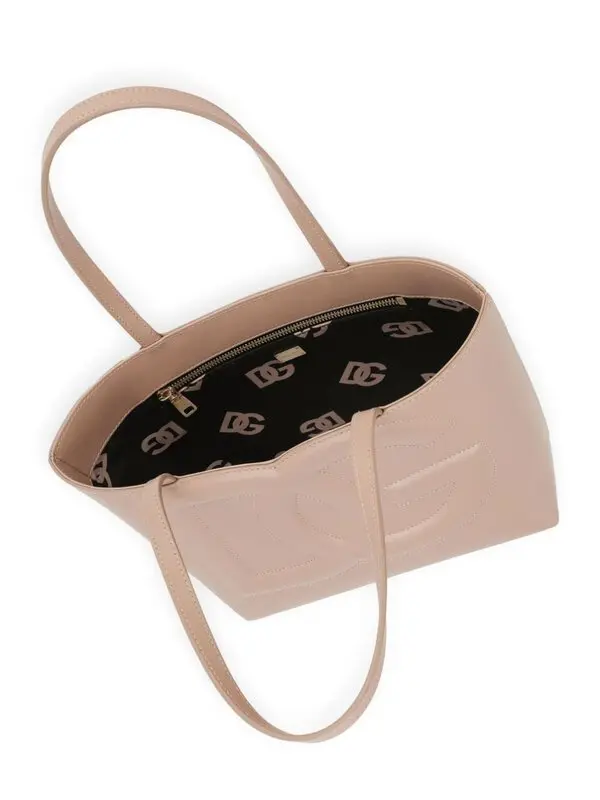 Dolce & Gabbana Small Embossed Logo Tote Bag
