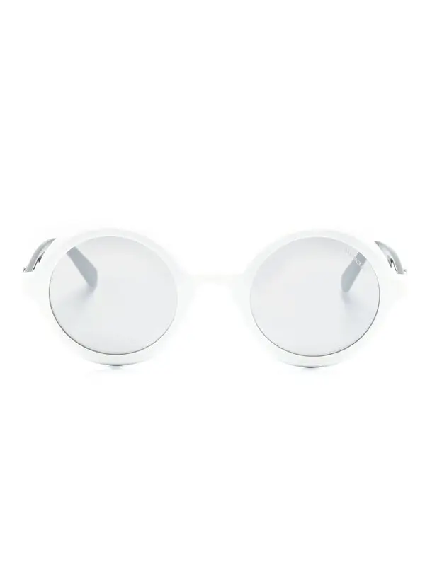 Moncler Orbit Round-frame Sunglasses - White