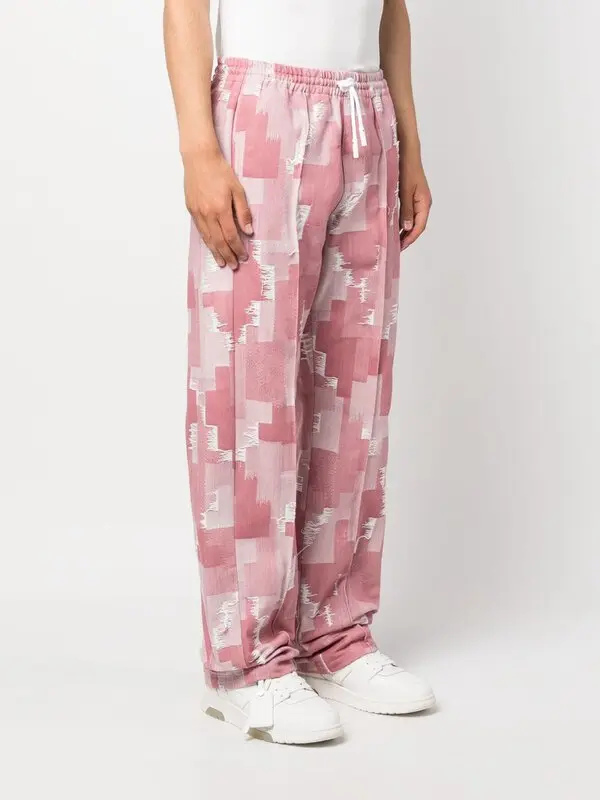 COUNTY OF MILAN Marcelo Burlon Geometric-print Trousers