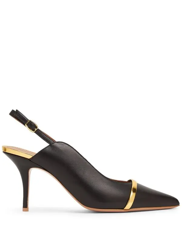 MALONE SOULIERS 85mm Sling-back Leather Pumps