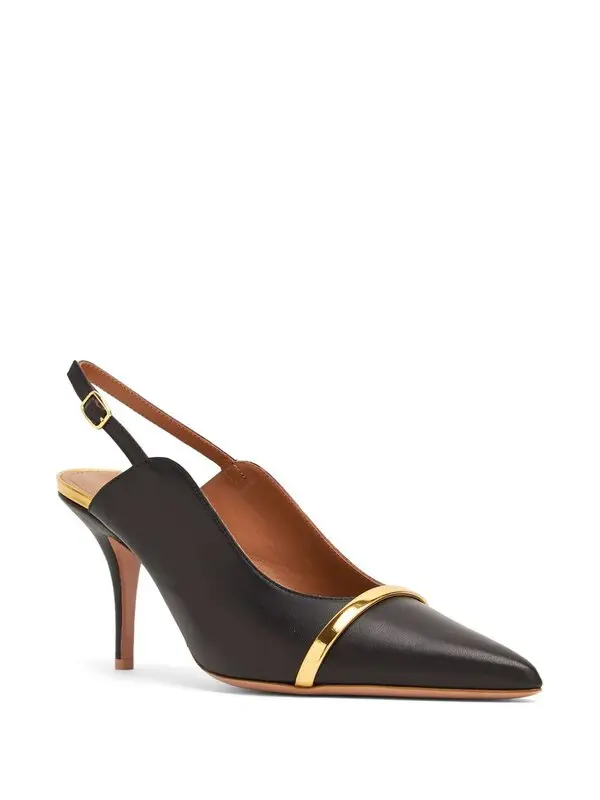 MALONE SOULIERS 85mm Sling-back Leather Pumps