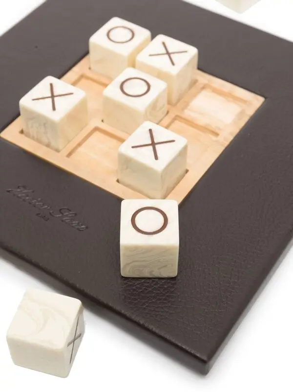 HECTOR SAXE Tic-tac-toe Leather Game