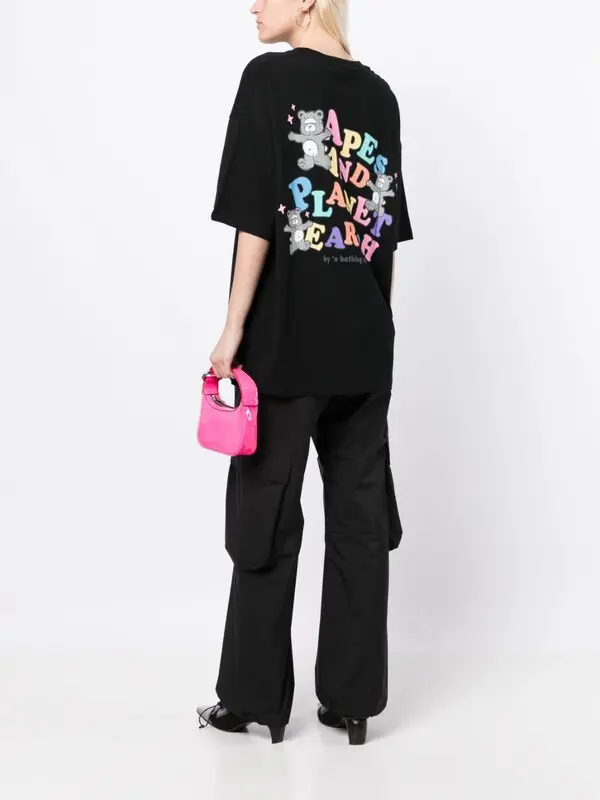 AAPE BY *A BATHING APE Logo-print Cotton T-shirt