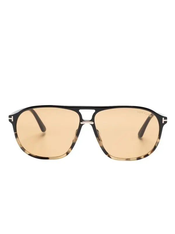 TOM FORD Pilot-frame Sunglasses - Black
