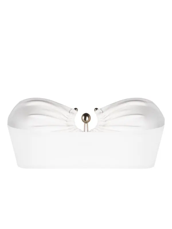 Christopher Esber Hardware-detailing Bandeau Bikini Top