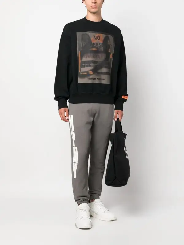 Heron Preston Logo-print Track Pants - Grey