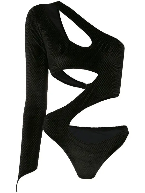 AMIR SLAMA Cut-out Velvet Body